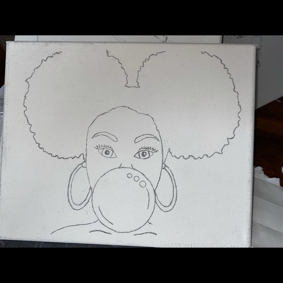 Art | Paint Sip Outlining | Poshmark